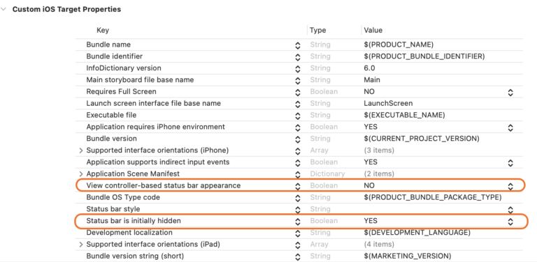 Xcode 14でステータスバーを非表示にする方法 | DevelopersIO