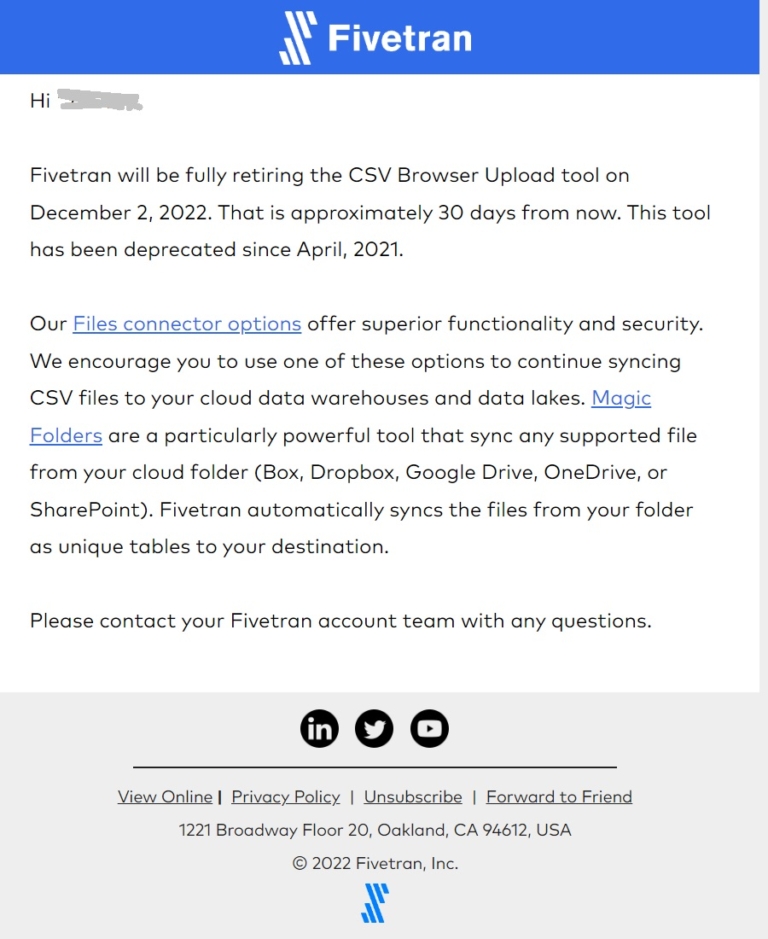 Fivetran の CSV アップロードツールを廃止後、CSV ファイルをインポートする方法 | DevelopersIO