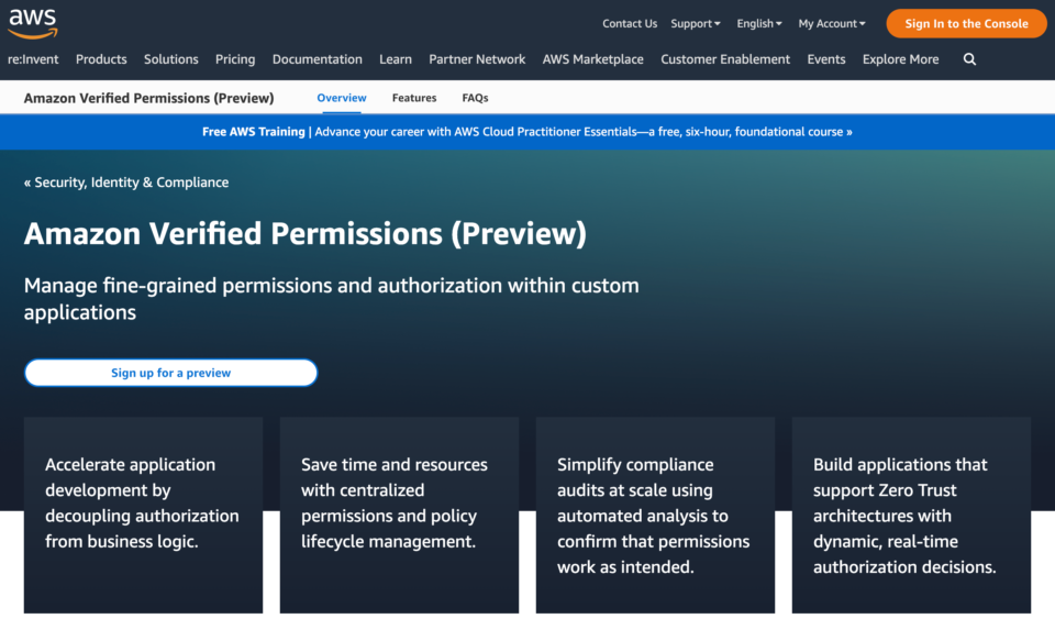 [新サービス] Amazon Verified Permissionsがプレビューリリースされました #reinvent | DevelopersIO