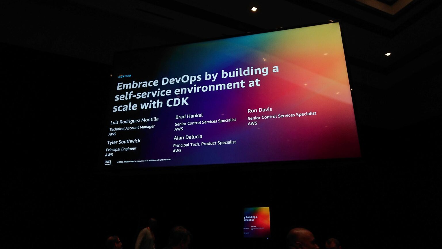 [レポート]Embrace DevOps by building a self-service environment at scale with CDK #reinvent ...