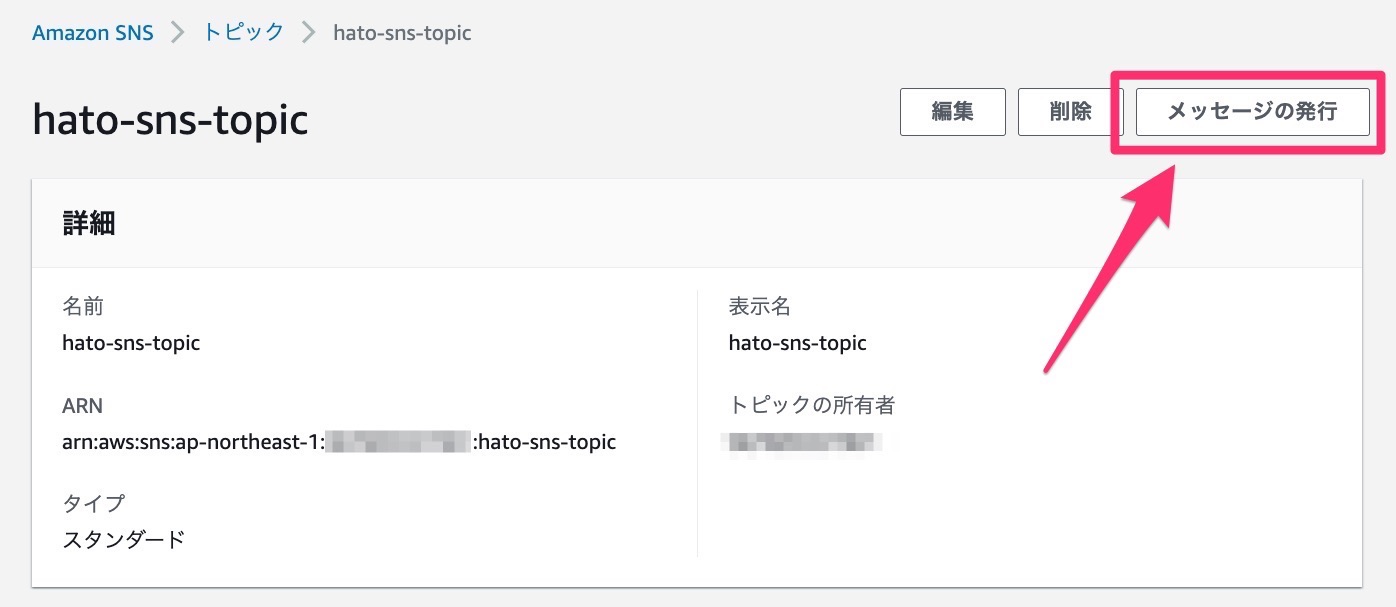 Amazon SNS で Message だけを配信する方法を教えてください | DevelopersIO
