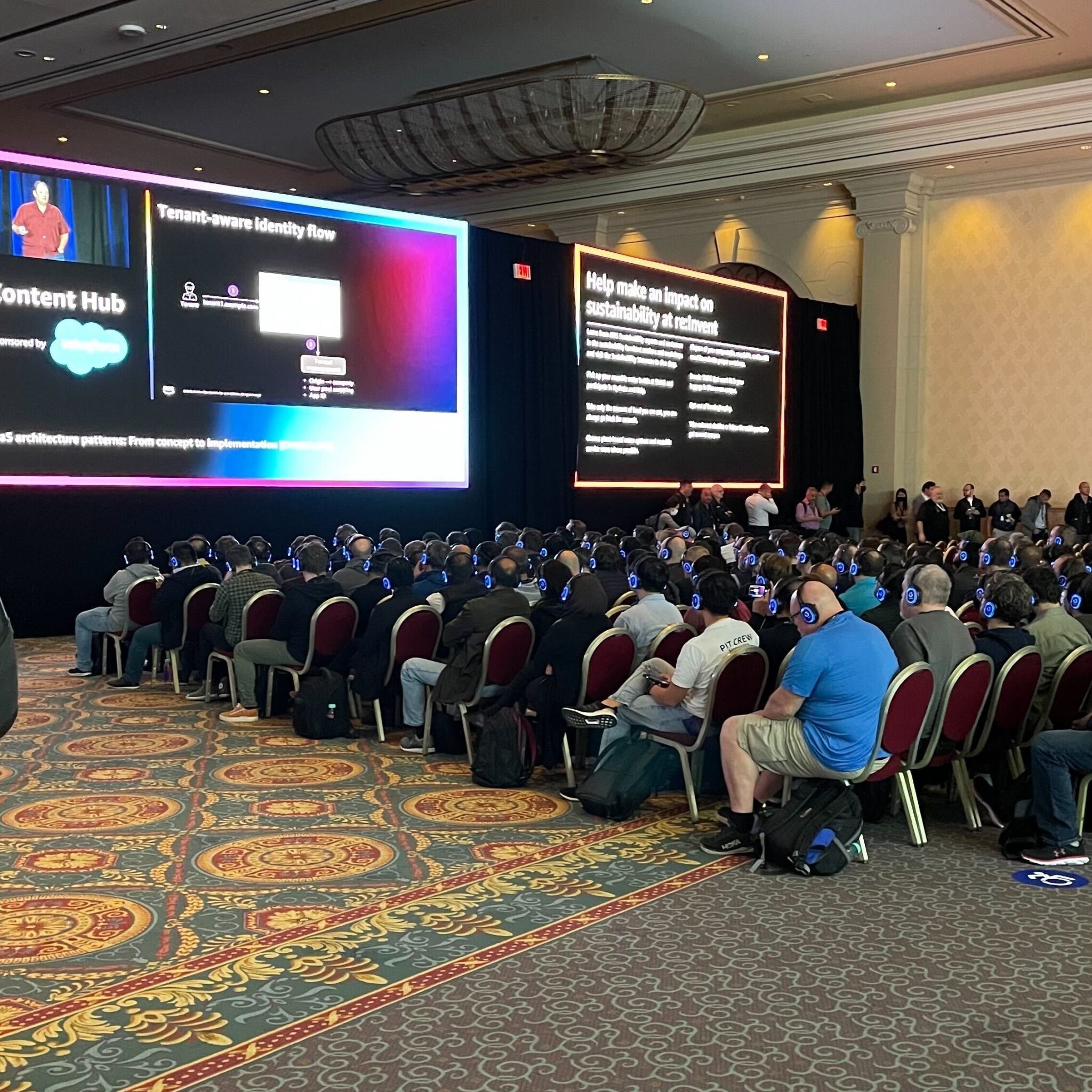 【AWS re:Invent現地参加者向け】Breakout Session Overflow（セッションの生中継）に参加してみた #reinvent | DevelopersIO