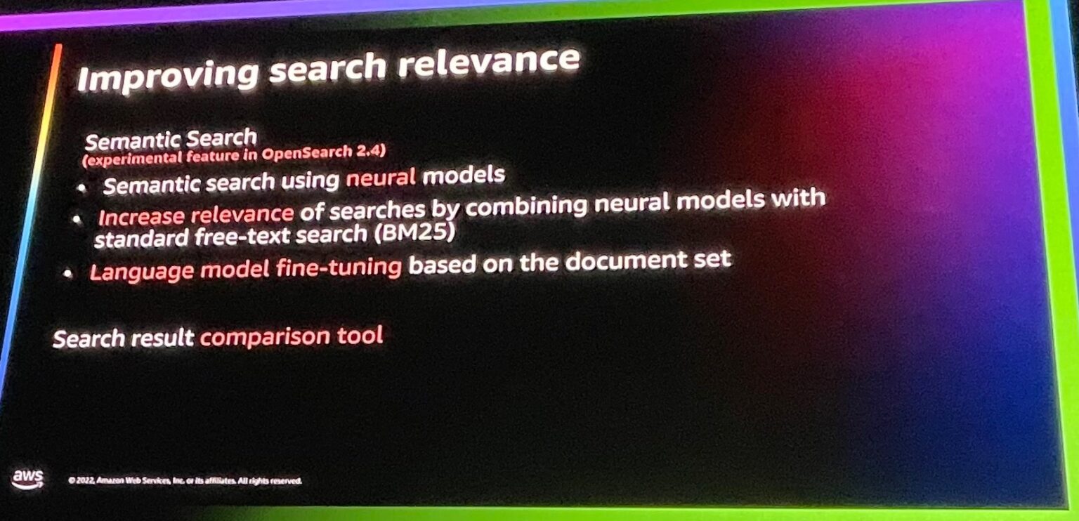 【レポート】Amazon OpenSearch Service 最新情報 #reinvent #ANT206 | DevelopersIO
