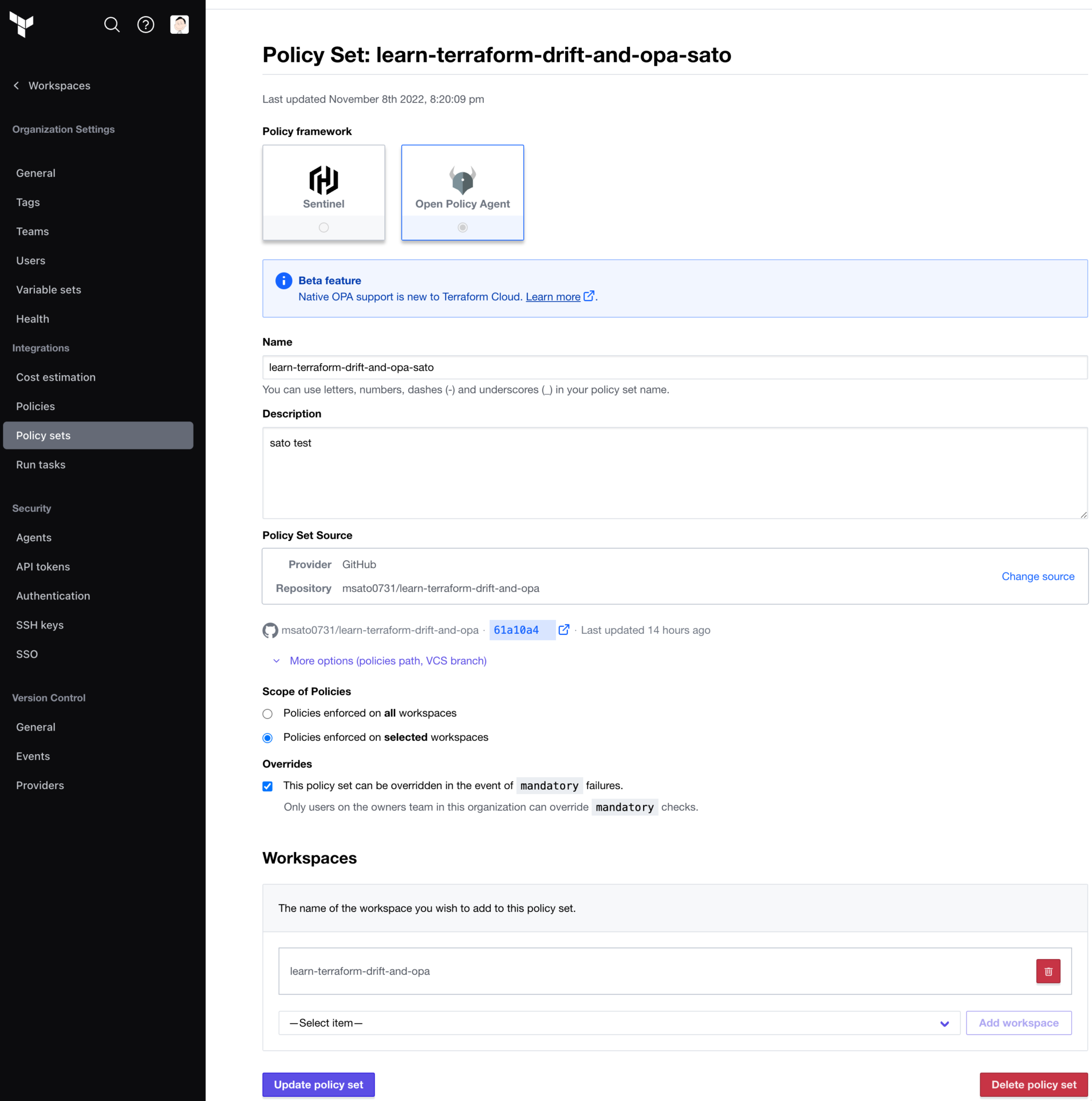 Terraform CloudのOPA Policy適用のチュートリアルをやってみた | DevelopersIO