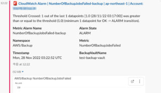 TerraformでAWS Backupジョブの通知設定を行う | DevelopersIO