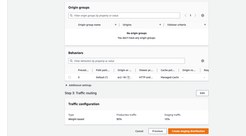 New Amazon Cloudfrontでstaging Distributionを使ったcontinuous Deployment