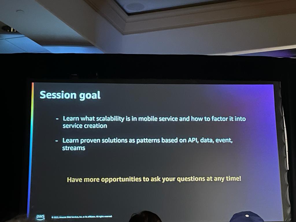 [Report]Create a scalable mobile service for enterprise success #reinvent #chalktalk | DevelopersIO