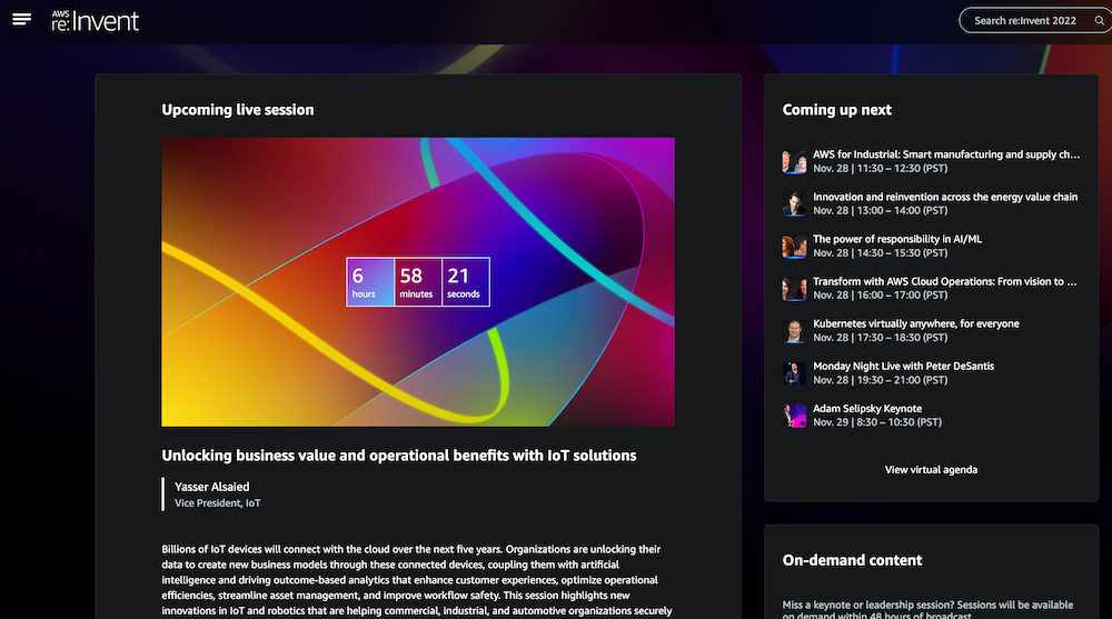 お家で会社でre:Inventを楽しもう。Virtual Contentsのご紹介。 #reinvent | DevelopersIO