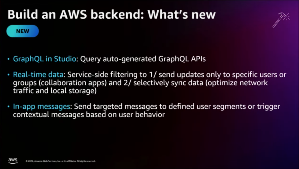 [レポート] フロントエンドウェブ開発者向けおよびモバイル開発者向け AWS Amplify 新機能紹介 #FWM308 #reinvent | DevelopersIO