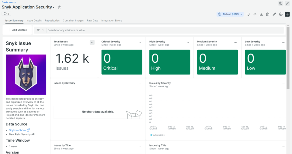 New RelicのSnyk連携機能を試してみた | DevelopersIO