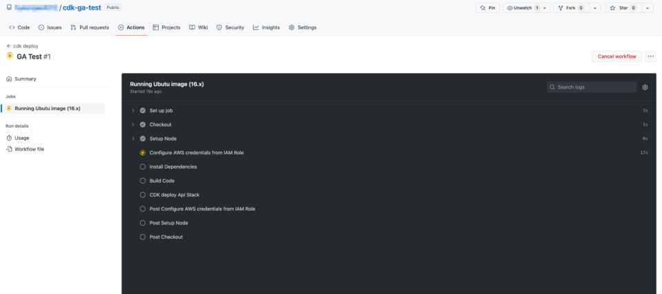GitHub Actions를 이용해 AWS CDK를 배포해보자! | DevelopersIO