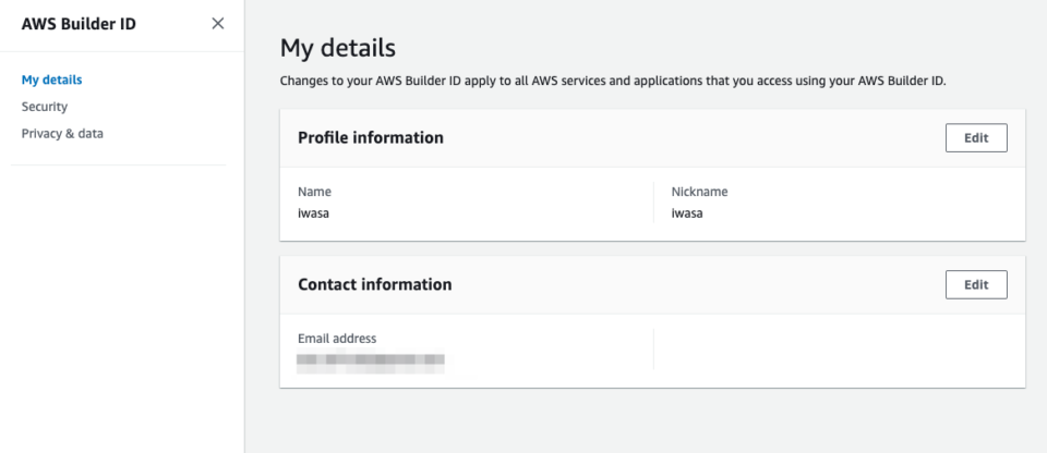 AWS Builder ID でも MFA を有効化する | DevelopersIO