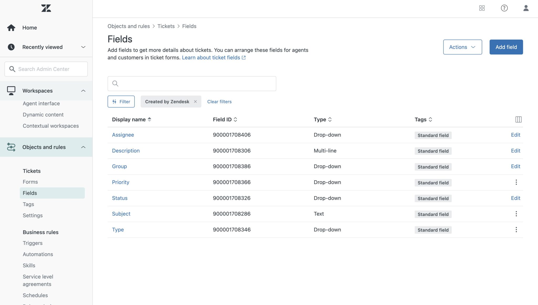 Creating a new ticket field in Zendesk. | DevelopersIO