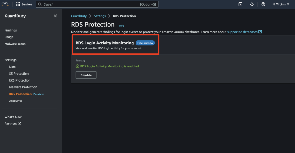 [Update] New feature: Amazon GuardDuty now supports RDS Protection #reInvent | DevelopersIO