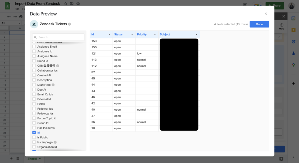 I tried Importing Data from Zendesk to Google Sheets using Coefficient ...