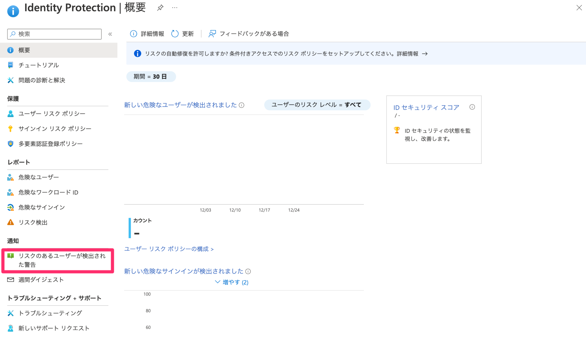 Azure AD Identity Protectionのリスク検出を試してみた | DevelopersIO