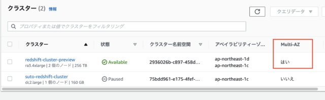 Redshift Multi-AZの機能を試してみた #reinvent | DevelopersIO