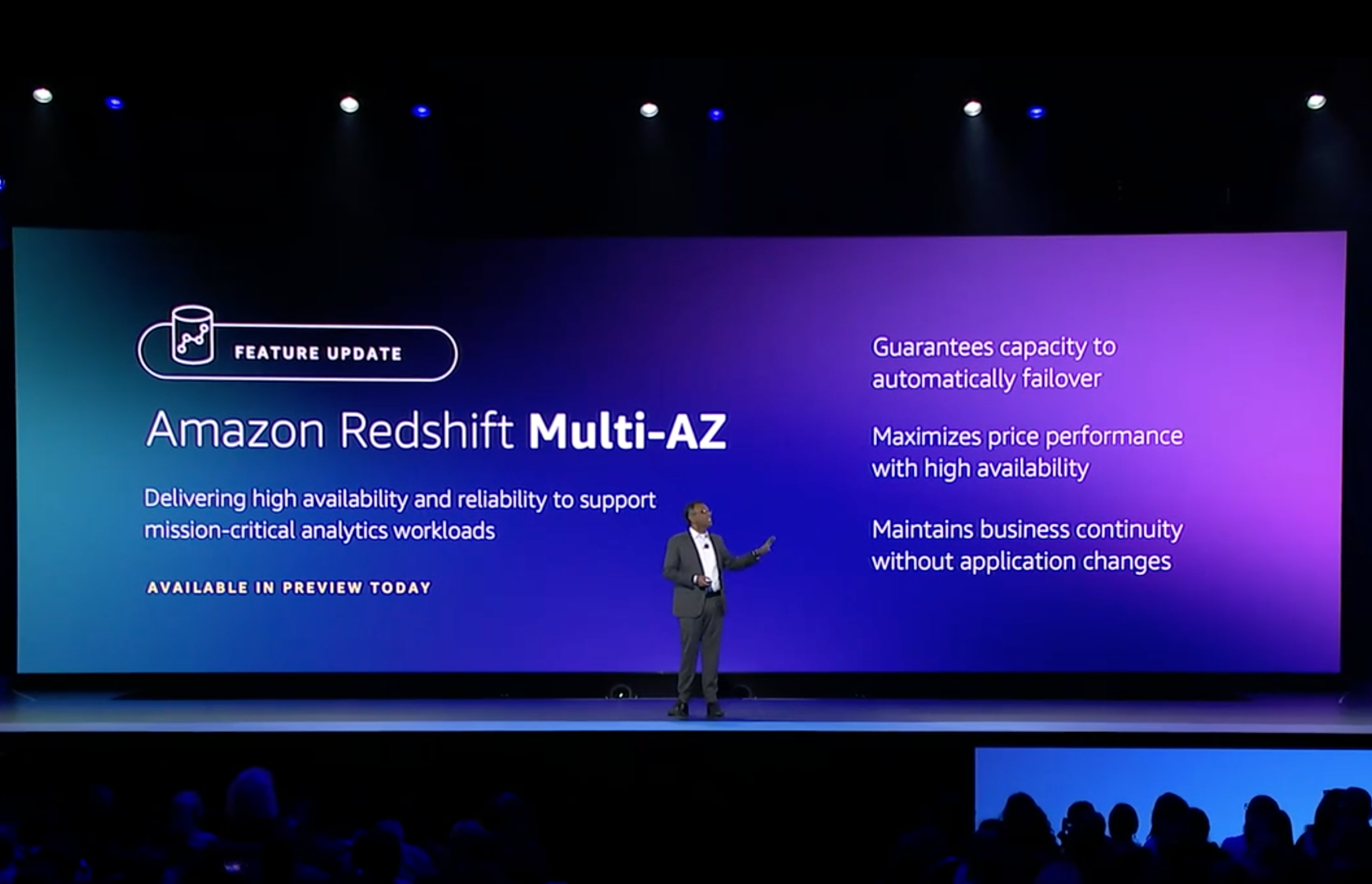 [速報] Amazon Redshift で高可用性である Multi-AZ 構成が発表されました！（プレビュー） #reinvent | DevelopersIO