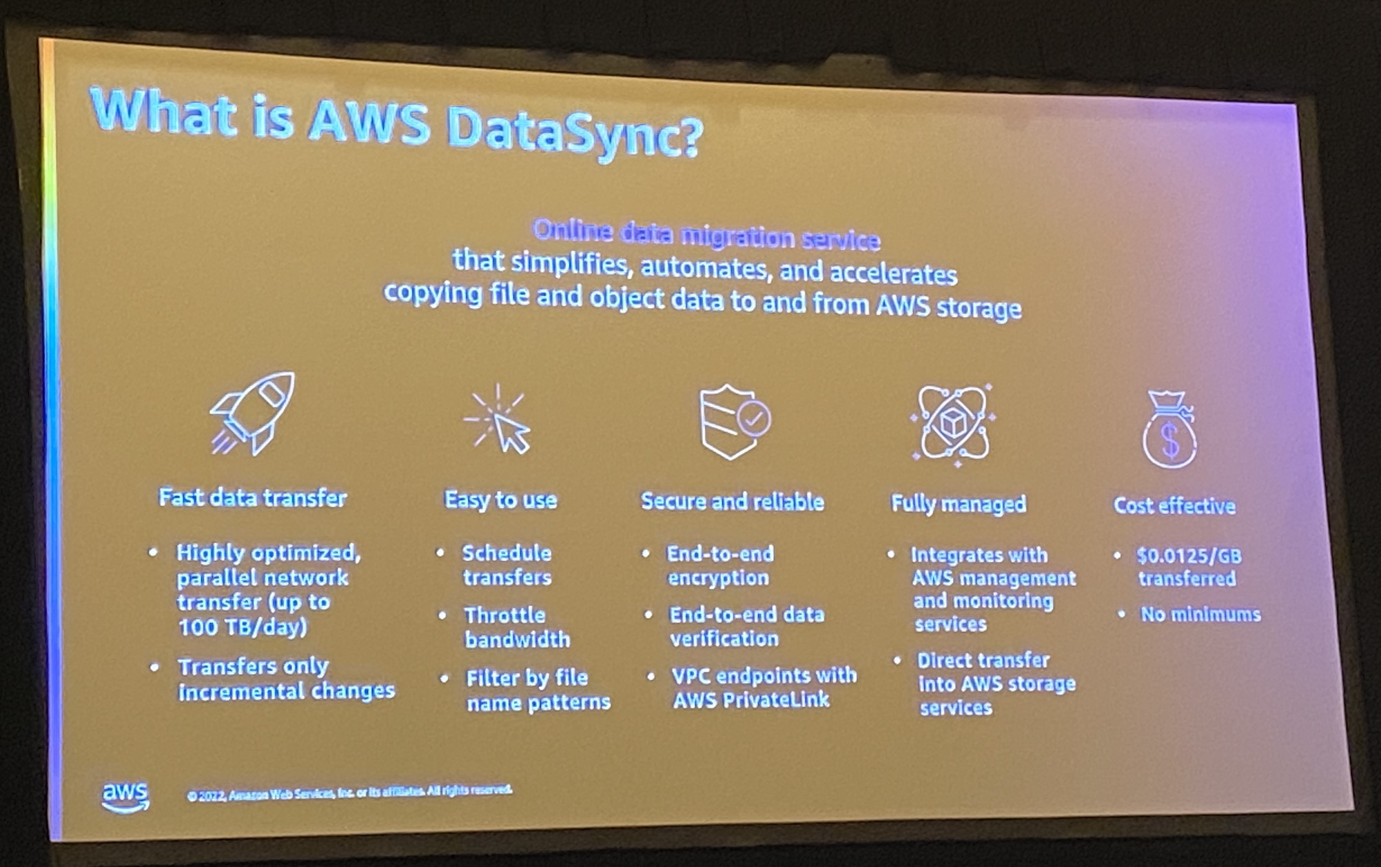 オンプレミスのデータをDataSyncでAWSに移行するワークショップ(STG318)に参加してきた #reinvent | DevelopersIO