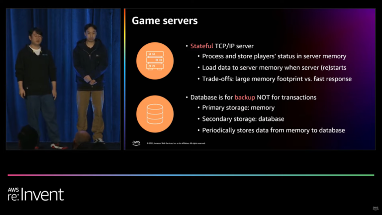 大規模MMORPGの設計方針やインフラを知る #reinvent | DevelopersIO