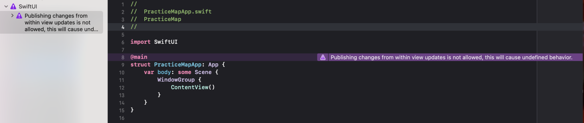 【swiftui】mapでannotationcontentにmapannotationを使用すると紫色の警告が出たので対処法を調べた Developersio
