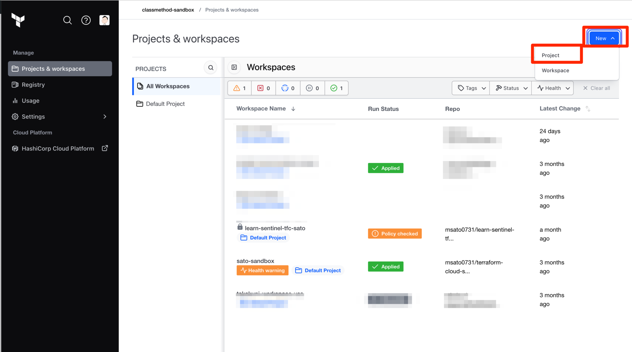 [アップデート]Terraform CloudにProjectの機能が追加されました | DevelopersIO