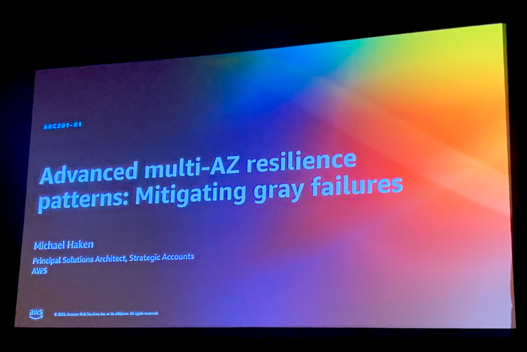 [レポート] マルチ AZ 構成でさらに高度な回復力を持たせる方法 – グレーな障害を軽減するワークショップに参加しました / Advanced multi-AZ resilience ...