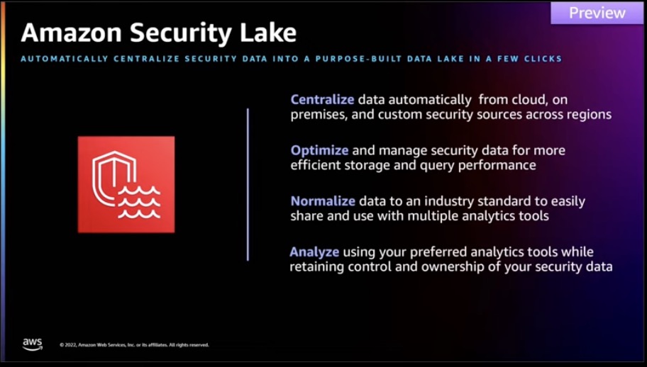 [レポート][NEW LAUNCH!] Introducing Amazon Security Lake #SEC216 #reinvent ...