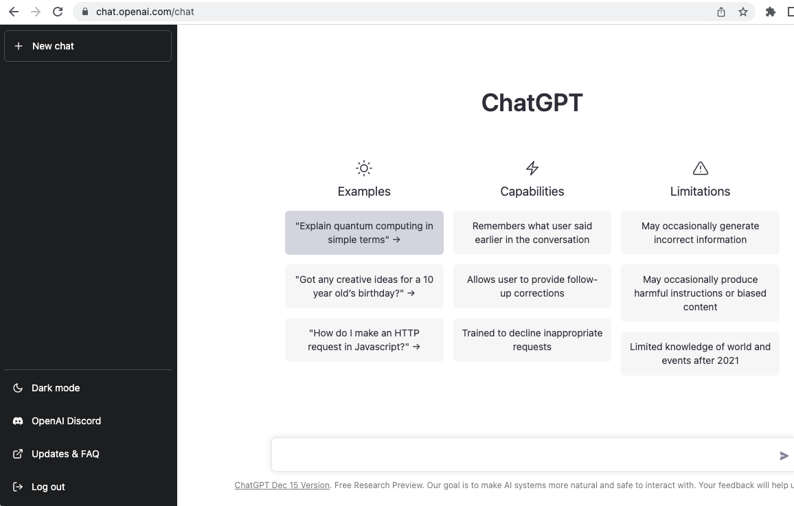 Introducing you to new mind-boggling AI driven conversational chatbot “ChatGPT” | DevelopersIO