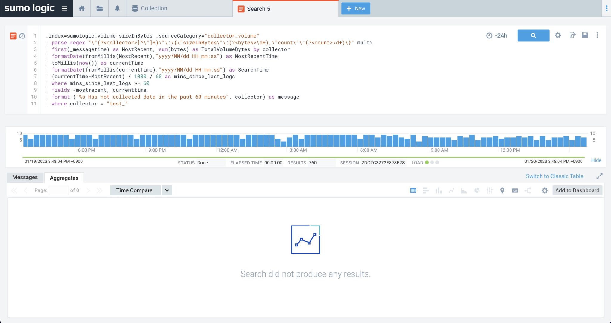 Sumo Logicでデータ取り込みが継続していることを確認する | DevelopersIO