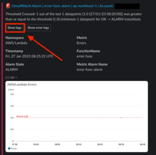 [AWS CDK]Chatbotを使ってLambdaのエラーをSlackに通知してみた | DevelopersIO