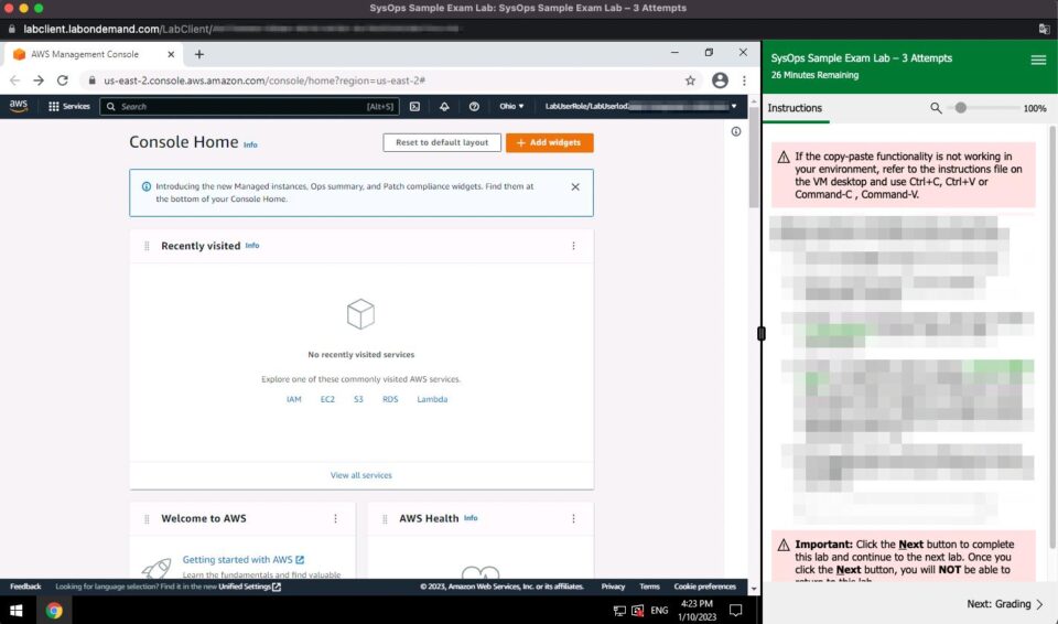SysOpsアドミニストレーター試験対策でラボ環境を体験してみた | DevelopersIO