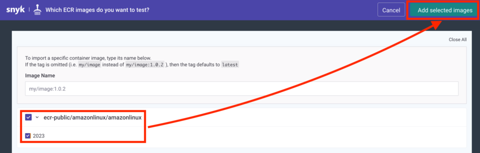 Amazon Linux 2023 の Docker イメージが提供されていたので Snyk Container でパッケージのバージョン情報を確認してみた | DevelopersIO