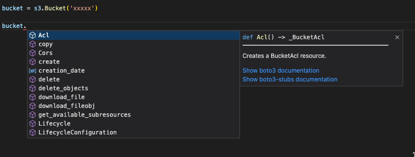 Boto3の補完を可能にするboto3-stubsを使ってみる | DevelopersIO