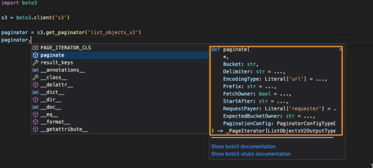 Boto3の補完を可能にするboto3-stubsを使ってみる | DevelopersIO