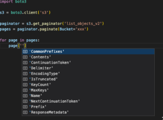 Boto3の補完を可能にするboto3-stubsを使ってみる | DevelopersIO