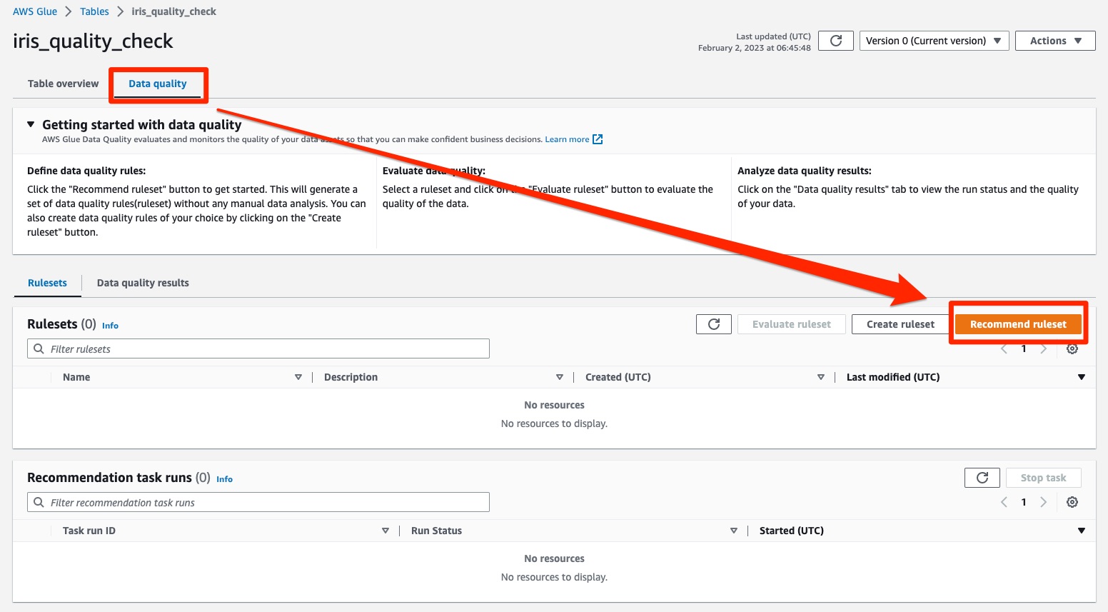 AWS Glue Data Quality(プレビュー) をAWS Glueコンソールから試してみよう！ | DevelopersIO