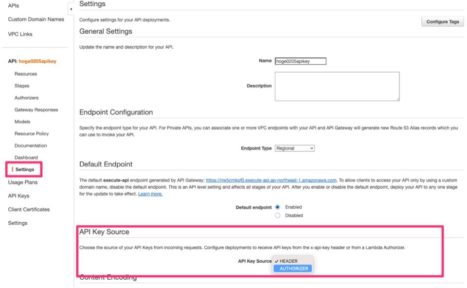 Amazon API Gateway で x-api-key ヘッダーを使わずに API キーを使ってみた | DevelopersIO