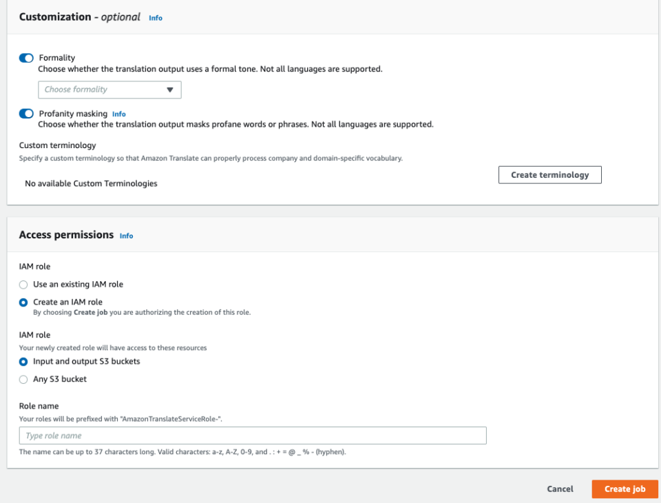 I used Amazon Translate to translate multiple source language documents into numerous ...