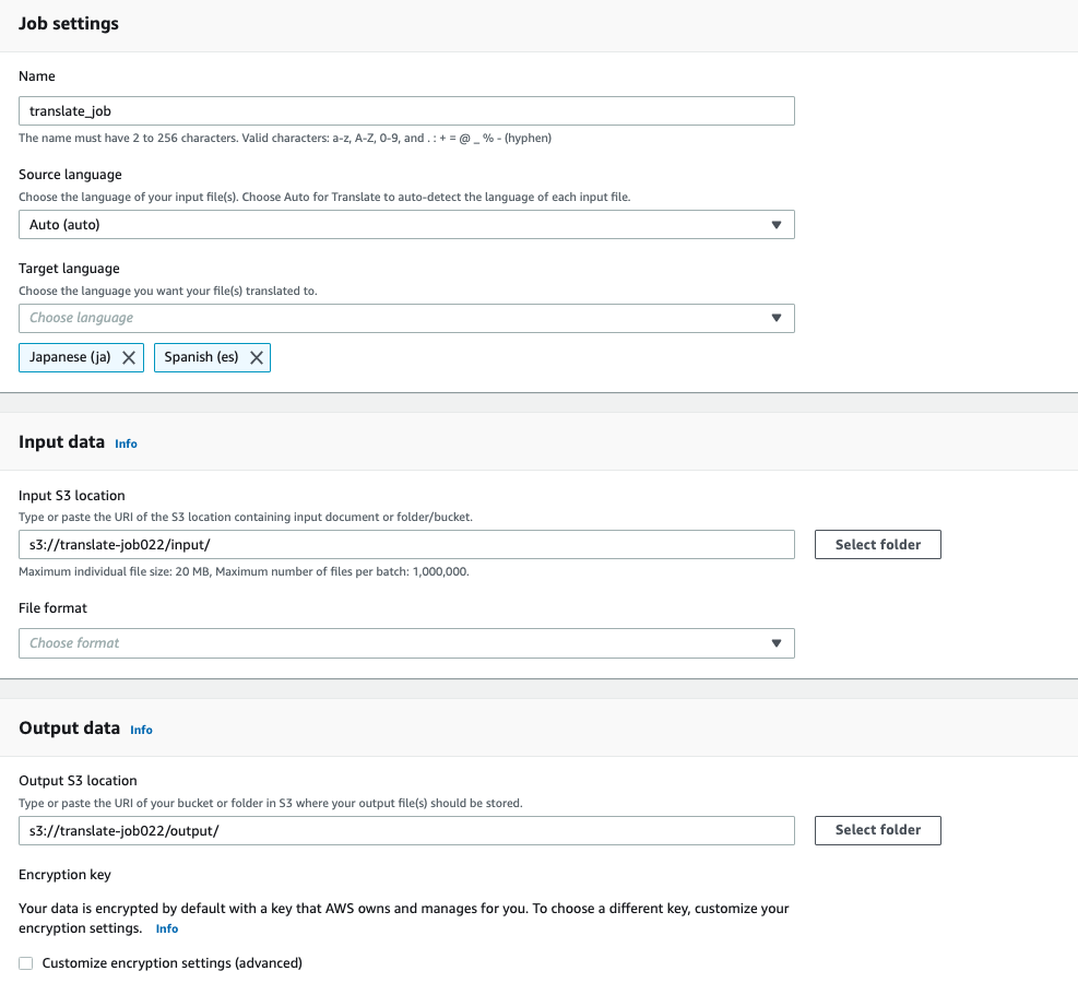 I used Amazon Translate to translate multiple source language documents into numerous ...