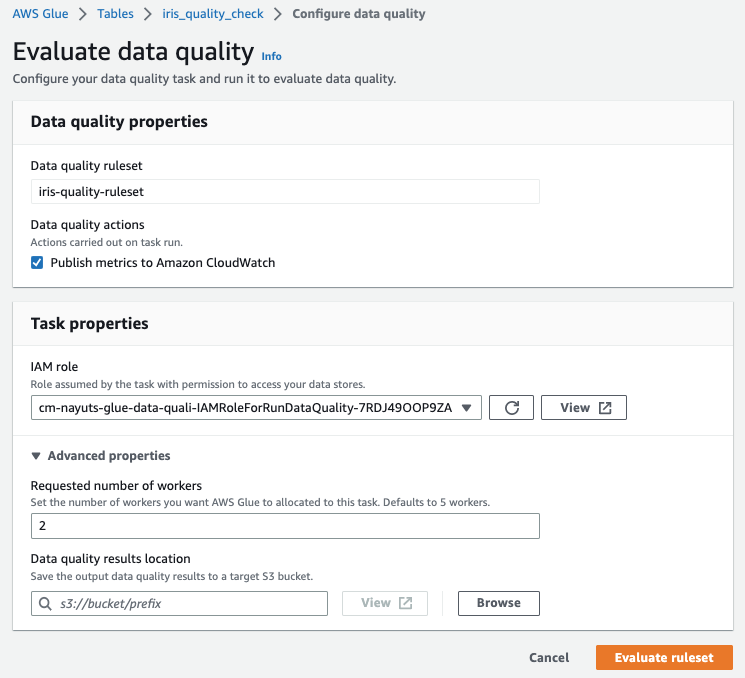 AWS Glue Data Quality(プレビュー) をAWS Glueコンソールから試してみよう！ | DevelopersIO