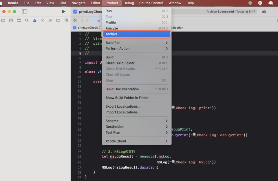 【Xcode】Releaseビルドでログ出力を確認する方法 | DevelopersIO