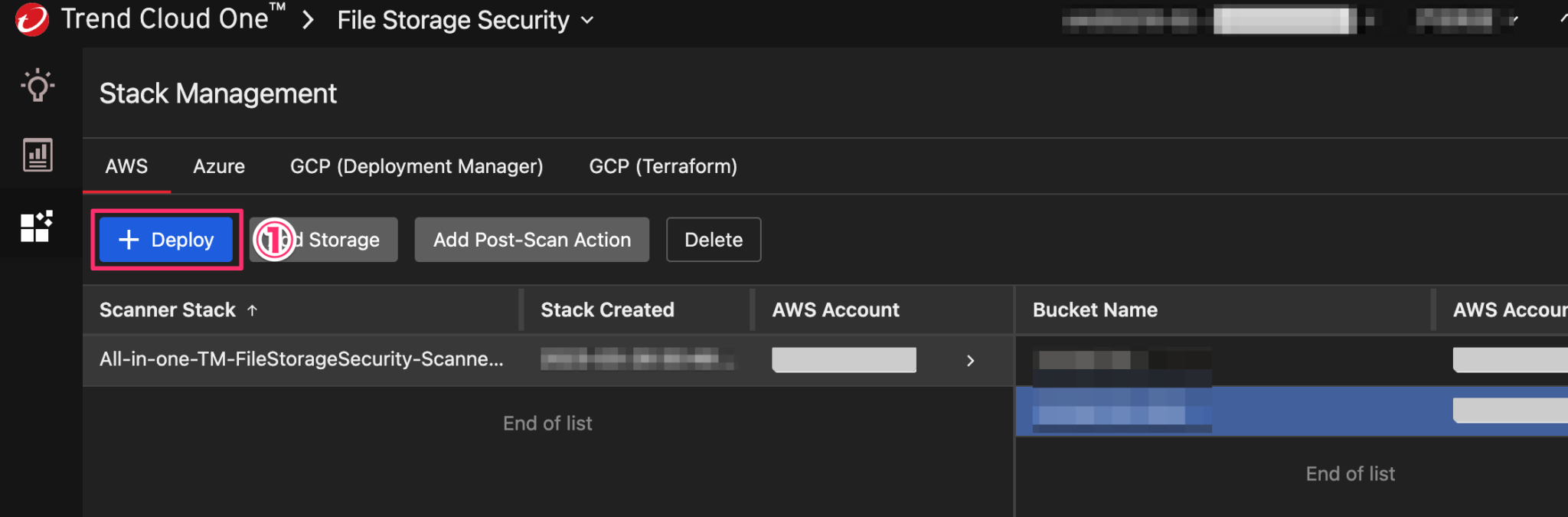 CloudOne File Storage Securityで複数S3バケット、別アカウントのS3バケット、別のクラウドサービスのストレージをチェックをする事はできますか？について ...