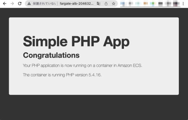 既存のECS(Fargate)にALBを追加してみる | DevelopersIO