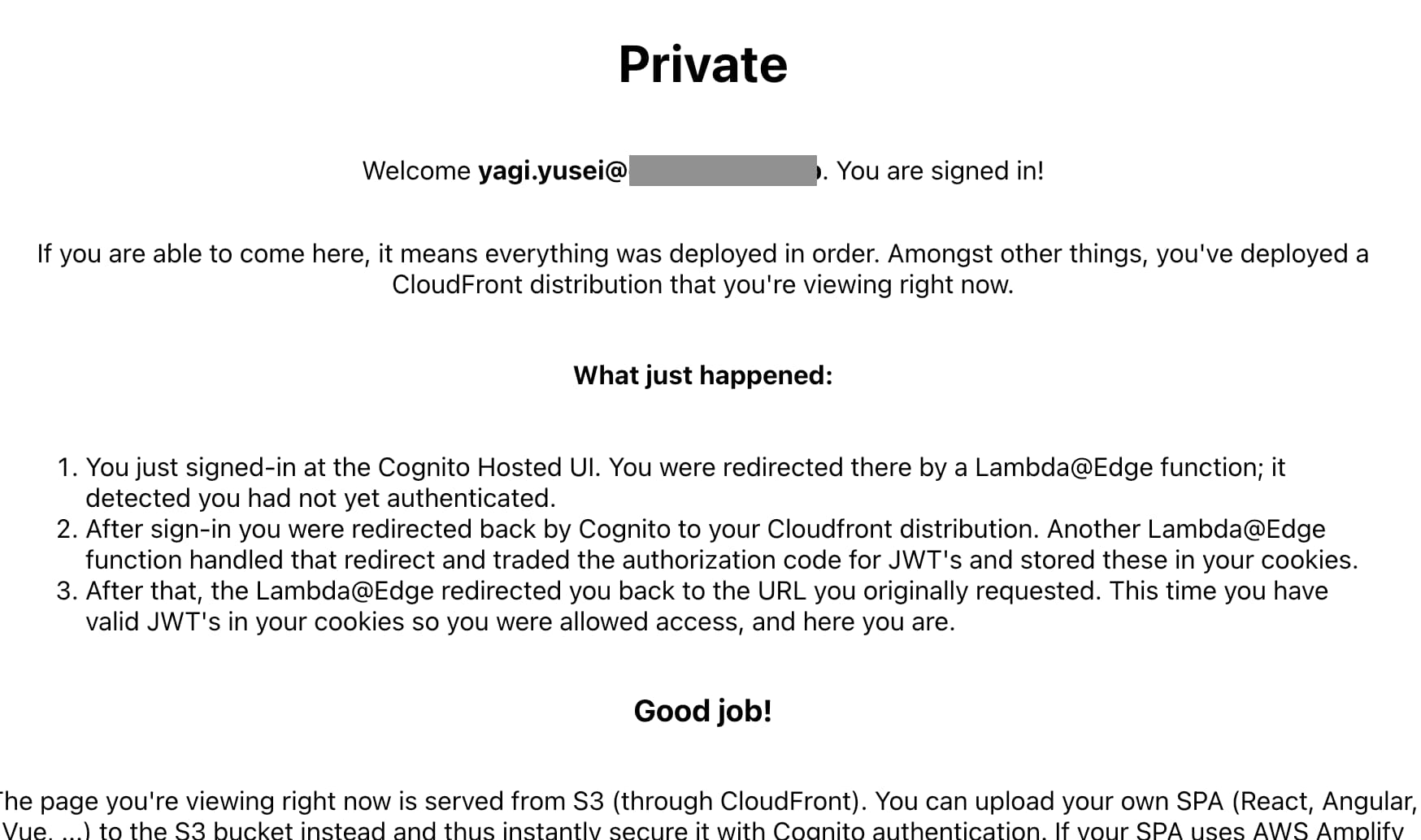 Lambdaedgeを使用したcloudfrontのcognito認証を試してみた Developersio