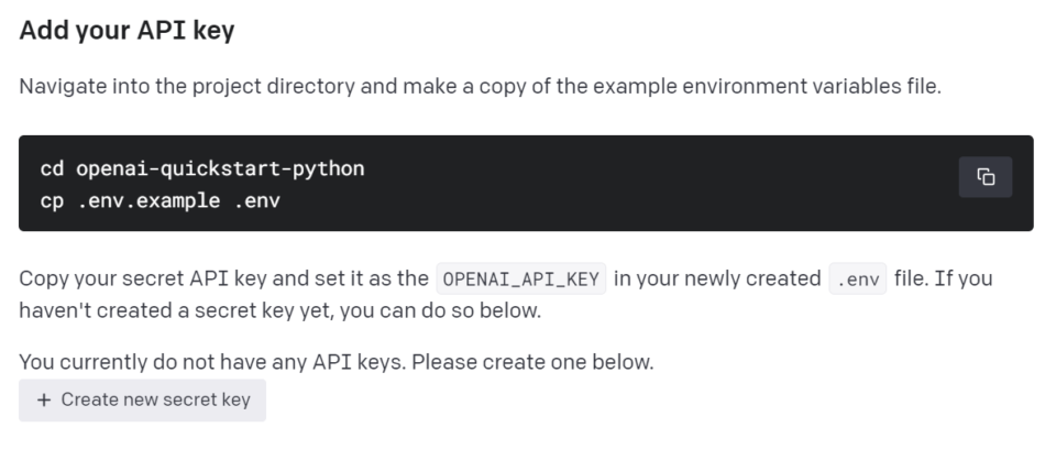 [初心者向け]OpenAI API始めよう！ | DevelopersIO