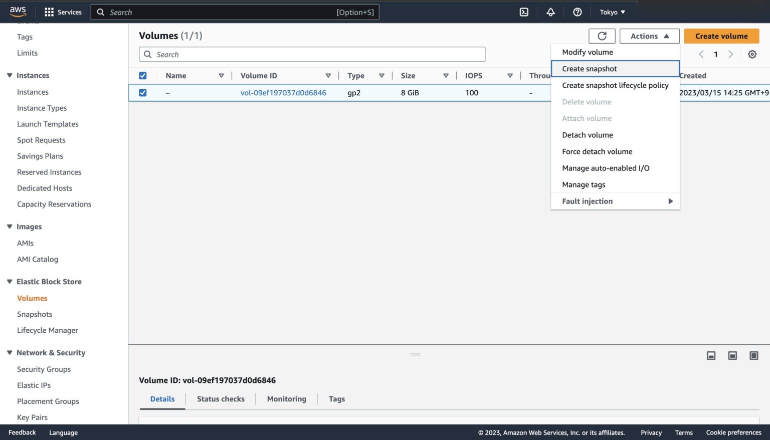 Creating EBS Snapshots | DevelopersIO