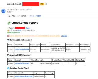 AWS アカウント内の不要なリソースをシンプルにチェックしてくれる unusd.cloud を利用してみた | DevelopersIO