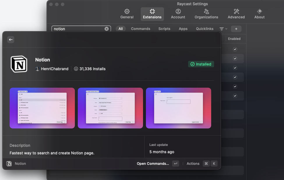 RaycastからNotionのデータベースにページを追加する | DevelopersIO