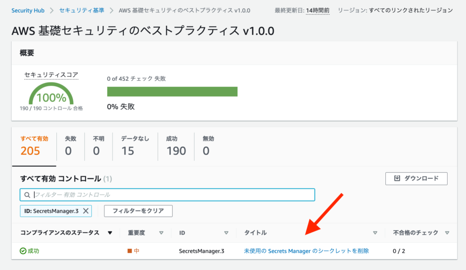 【Security Hub修復手順】[SecretsManager.3] 未使用の Secrets Manager のシークレットを削除します | DevelopersIO